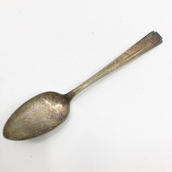 Vintage | Dining | Vintage 939 New York Worlds Fair Pure Silver Plated ...